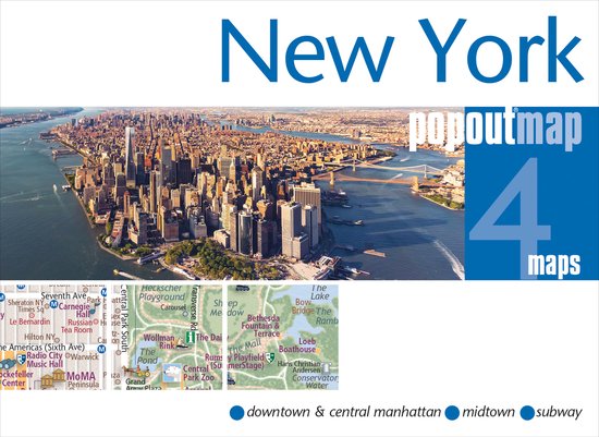 PopOut Maps- New York PopOut Map - pocket size, pop up map of new york ...