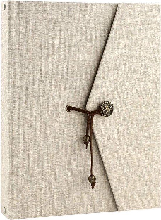 Fotoalbum Linnen 28 x 21cm, Photo Album Self Adhesive, Zwarte 60 Pagina ...