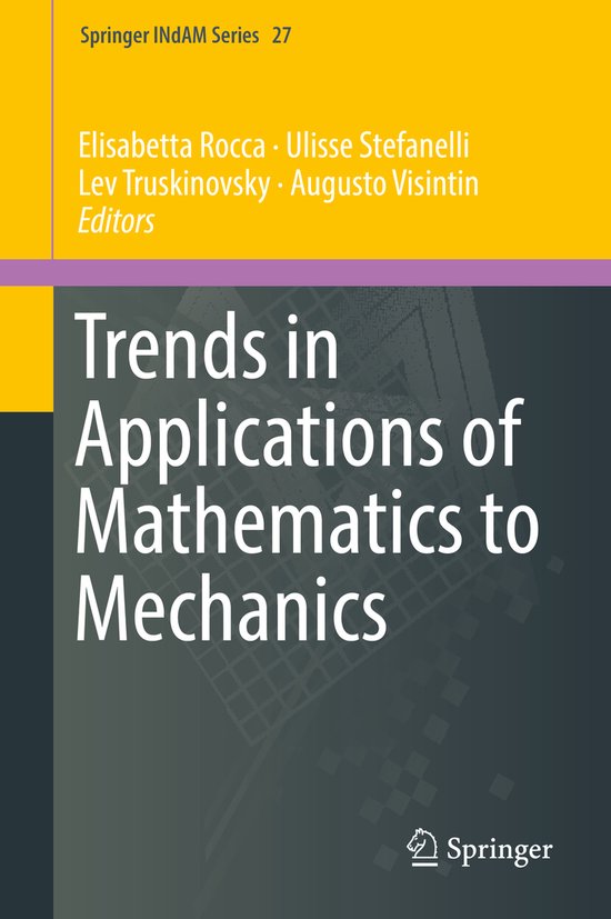 Springer INdAM Series- Trends in Applications of Mathematics to Mechanics |... | bol
