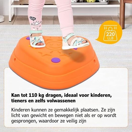 Stapstenen - Balanceerstenen voor kinderen - Stapelstenen ...