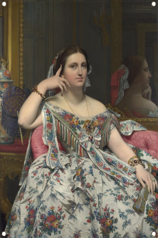 Madame Moitessier - Jean-Auguste-Dominique Ingres poster - Vrouw poster ...
