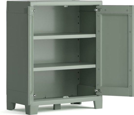 Keter Tuinkast Planet laag jade grijs | bol