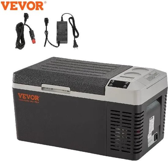 MiShar 20L Auto Koelkast - Mini Koelkast Vriezer - Draagbare Compressor Koeler -... | bol