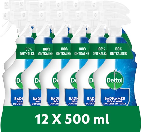 Dettol - 12 Allesreiniger Sprays - Antibacterieel - 12x Badkamer - 12x500 ml -... | bol