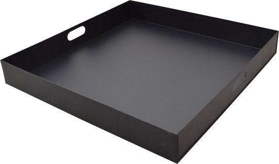 LOFT42 Tray Metalen Dienblad – Zwart – 60 x 60 cm | bol