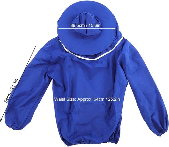 PigMig Imker Blauwe Imkerpak - Bijenpak - Imkerpak en wespen - Imker ...