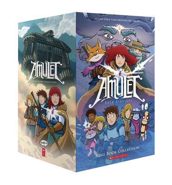 Amulet Box set 1-9 Graphix - Kazu Kibuishi New York Times bestselling ...