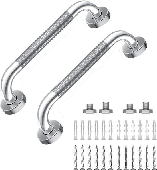 30 cm Antislip Douche Muur Grab Bar Handvat, Gekarteld Roestvrij Staal ...