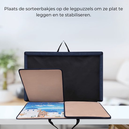 Puzzelkoffer Puzzelmap Puzzelmat - 1000 Stukjes - Puzzel Opbergsysteem ...