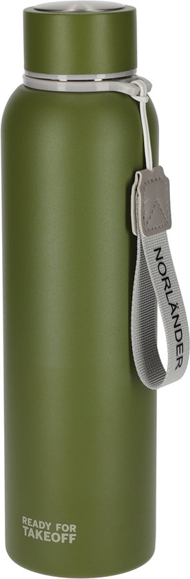 Norlander Thermosfles Oslo - 800 ML - RVS fles - tot 120 graden - Groen ...