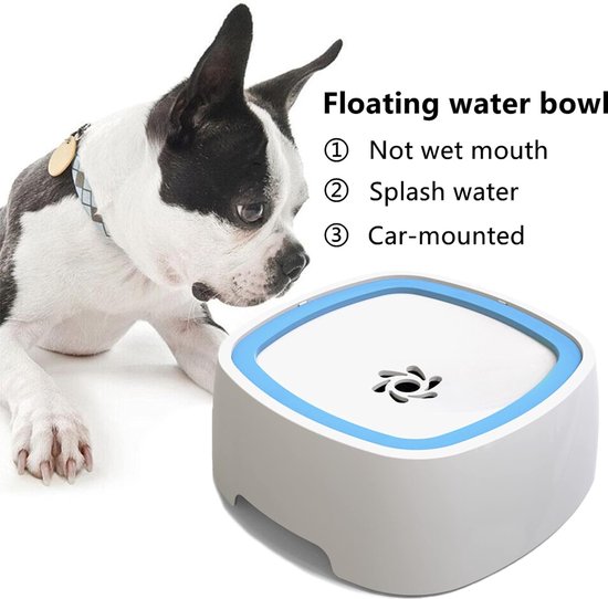 1,2 l waterbak voor honden, waterbak hond zonder kwijlen, drinkbak voor ...