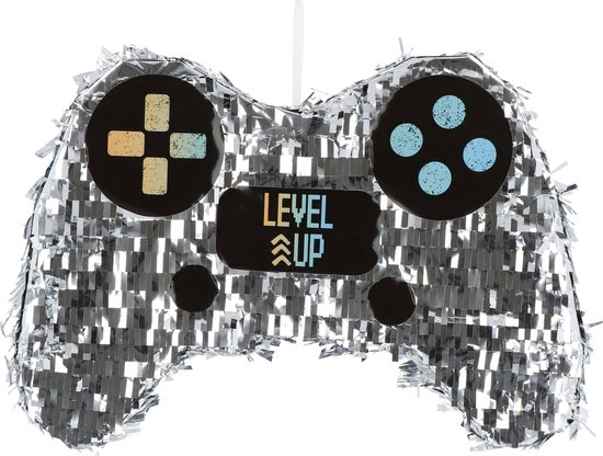 Folat - Level up pinãta game console - 31 x 45 x 10 cm | bol
