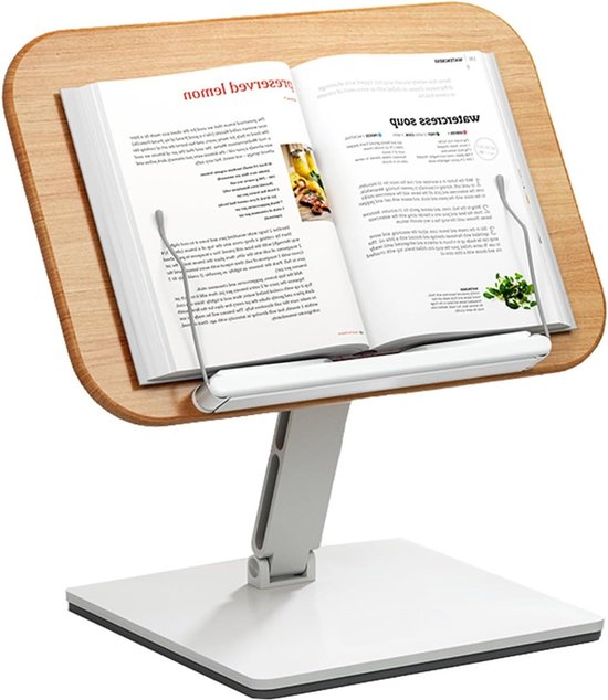 Houten boekenstandaard voor lezen - Verstelbare hoogte en hoek ...