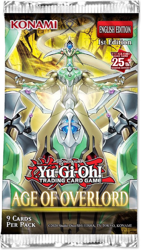 Yu-Gi-Oh! TCG - Age of Overlord Booster Pack (Cardboard Blister) | Games | bol