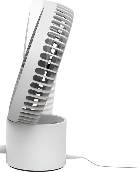 Deltaco USB-Ventilator - Instelbare Snelheid - USB-C oplaadpoort ...