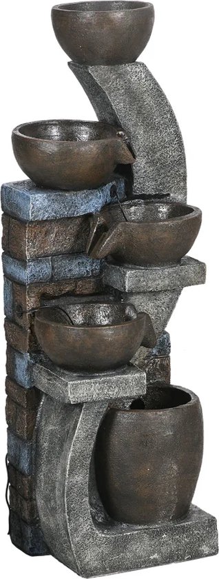 Waterornament - Voor buiten - Tuin - Water Fontein - Waterval Ontwerp ...