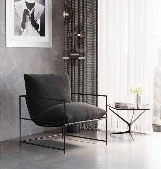 Kare Fauteuil Cuby Grey | bol