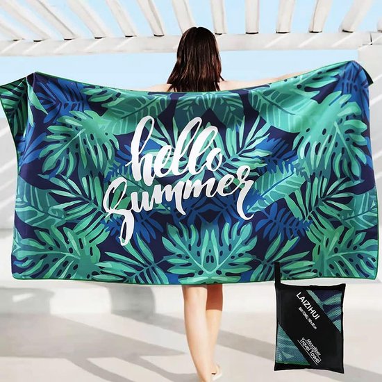 Microvezel handdoeken, zandvrij, sneldrogend en licht stranddeken ...