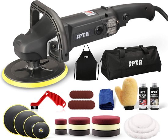 Professionele Polijstmachine - Variabele snelheden - 125/150/180mm ...