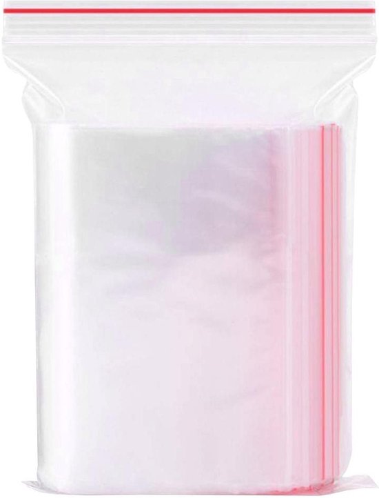 100x Ziplock Zakjes - 23 x 33 cm | bol