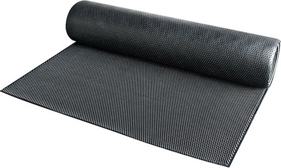 Gummi vloermat op rol 120×800 cm | bol