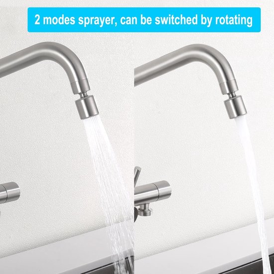Keukenkraan voor aan de muur met 3/4 inch aansluiting voor vaatwasser ...