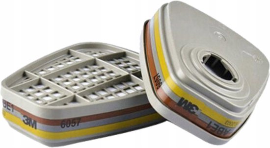 3M 6057 filter-Gas en Dampfilter ABE1-set van 2 stuks-voor 6000 6500 7500 serie masker | bol