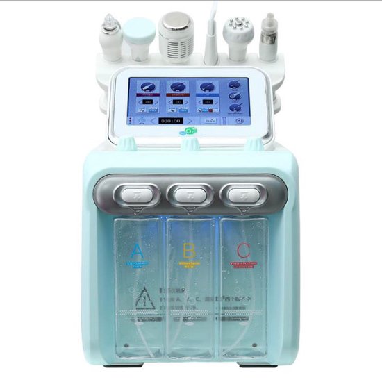 Hydrafacial Machine - 220V - 6 in 1 - Acryl - EU-stekker - 6 handgrepen ...