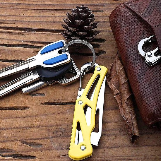 Zakmes - Vouwmes - Survival Vouwmes - Sleutelhanger Zakmes - RVS - EDC ...