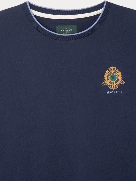 Hackett London Heritage logo tee - navy | bol