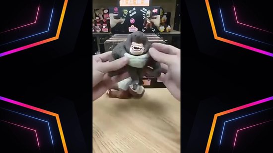 Klikkopers® - Fidget Toy - Splat Gorilla Bruin - Squishy - Rekbaar ...