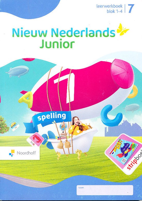 Nieuw Nederlands Junior Spelling leerwerkboek blok 1-4 groep 7 (per stuk) |... | bol