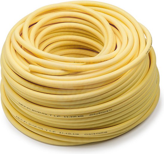 PVC buis Flex 100 meter 19mm geel | bol
