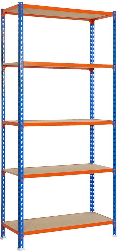 Planken Simon Rack Maderclick 5/400 750 Kg Metaal 5 Planken ...