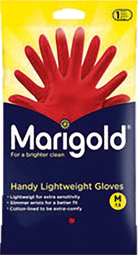 Marigold Huis handschoen Classic Rood 3x Maat M | bol