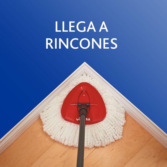 Vileda Turbo Easy Wring & Clean pedaalmop en emmerset, telescoopsteel ...