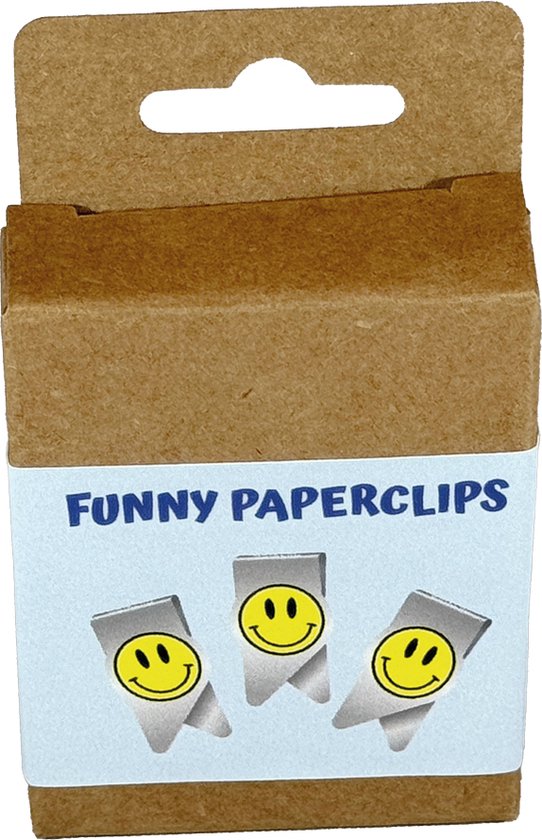 Paperclips met smiley verpakt in een compact display | bol