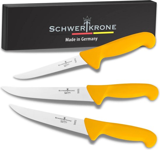 Slagersmessenset Solingen, 3-delig, roestvrij staal | bol