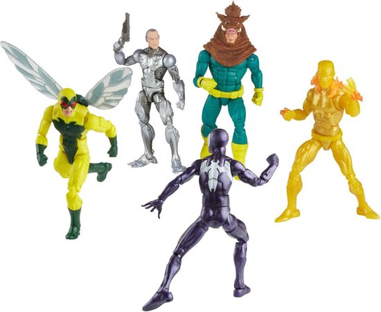 Spider-Man Marvel Legends Action Figure 5-Pack Spider-Man, Silvermane ...