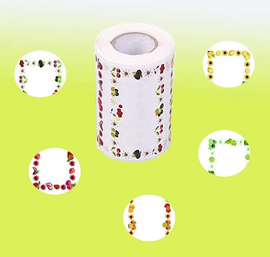 Diepvries Etiketten Op Rol Etiketten Label Stickers– 250 Stickers ...