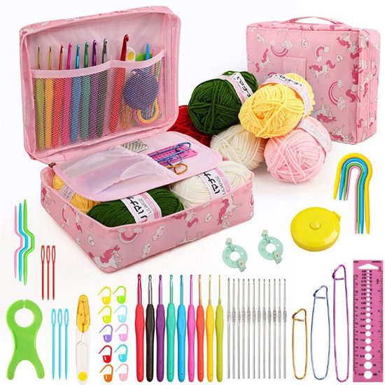 Haakset - Hobby set - Gehaakte mand met accessoires voor doe-het ...