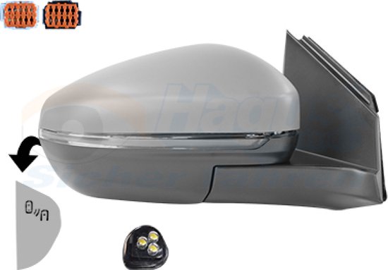Van Wezel - SPIEGELS VOOR CITROEN C5 AIRCROSS 2018- 1618048480 | bol