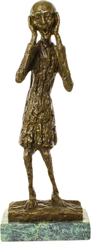 De Schreeuw - Bronzen Beeld - Edvard Munch Kunstwerk - Kunst Sculptuur ...
