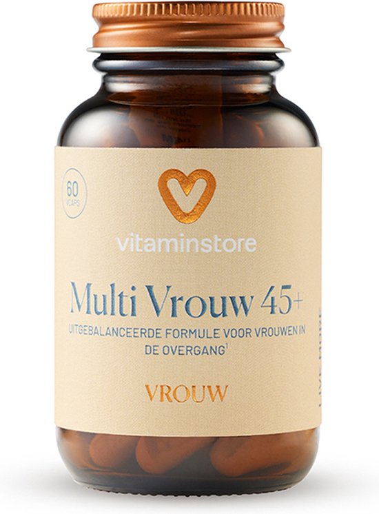 Vitaminstore - Multi Vrouw 45+ - 60 Plantaardige capsules | bol