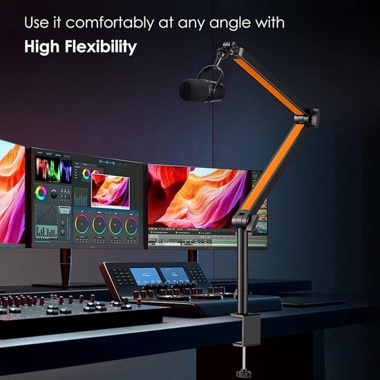 professional microphone arm - QuadCast Boom Arm Stand / microfoonhouder ...