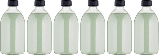 Scrubzout Dennen - 650 gram - Fles met zwarte dop - set van 6 stuks ...