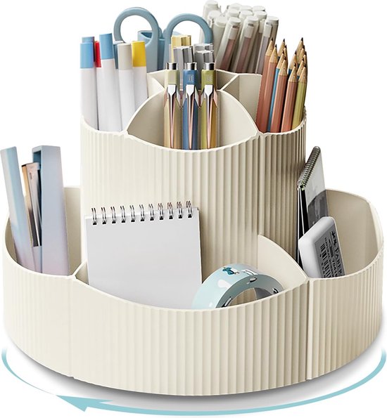 pennenhouder Bureau-organizer Potloodhouder - 360° Grote roterende ...
