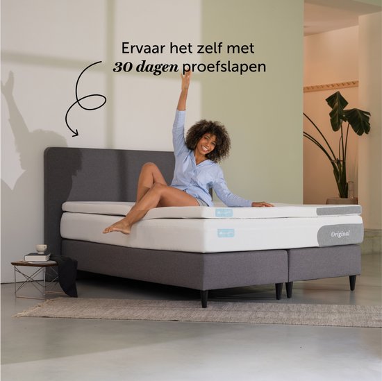 Cloudpillo Split Topper 180x200 - Afstelbaar - 4-Seizoenen - Voorzien ...