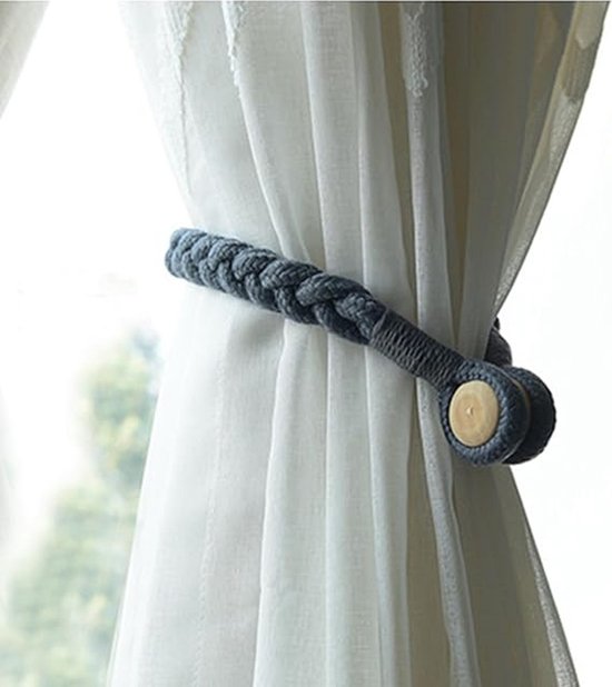 Gordijnhouders - Magnetische gordijn houders voor gordijn - Set van 2 | bol