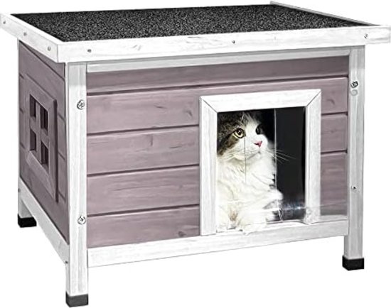 Kattenhuis Voor Buiten - Kattenhuis Buiten - Kattenhok - Kattenvilla ...